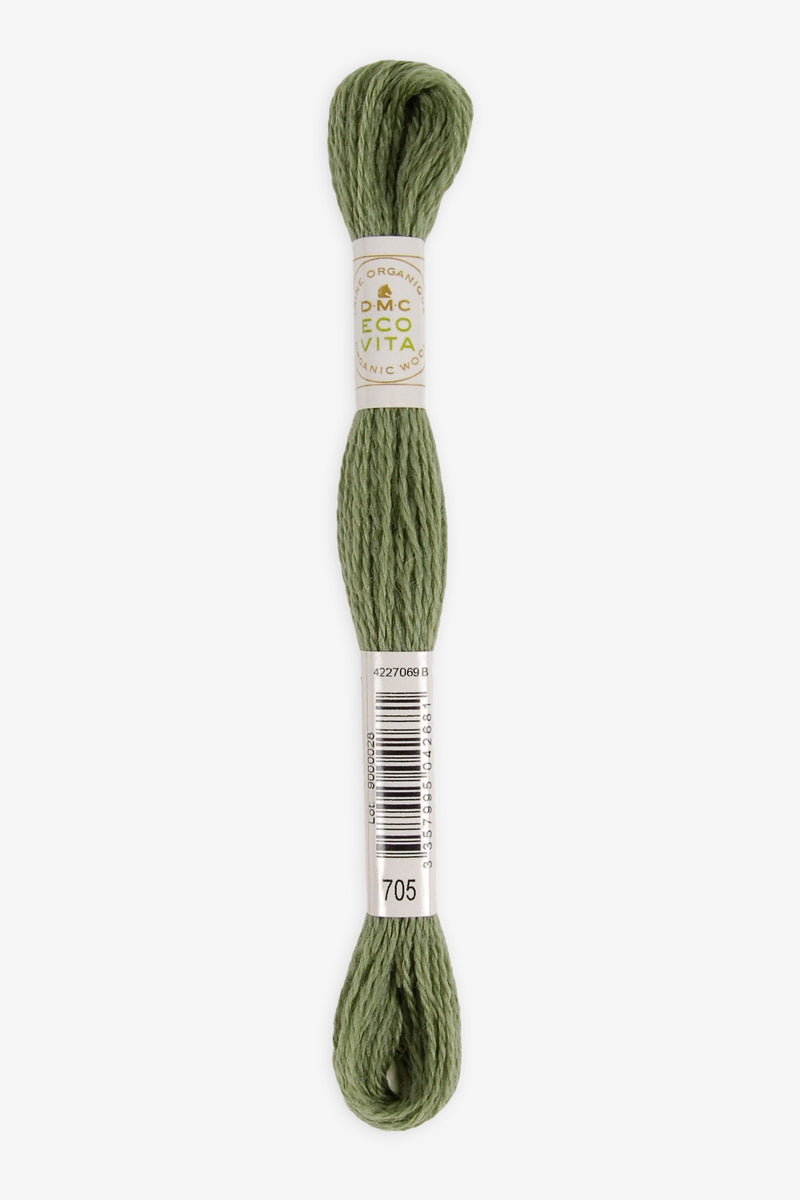 DMC Eco Vita Organic Wool Thread 16m Meadow Indigo 705 – BowerBirdNZ