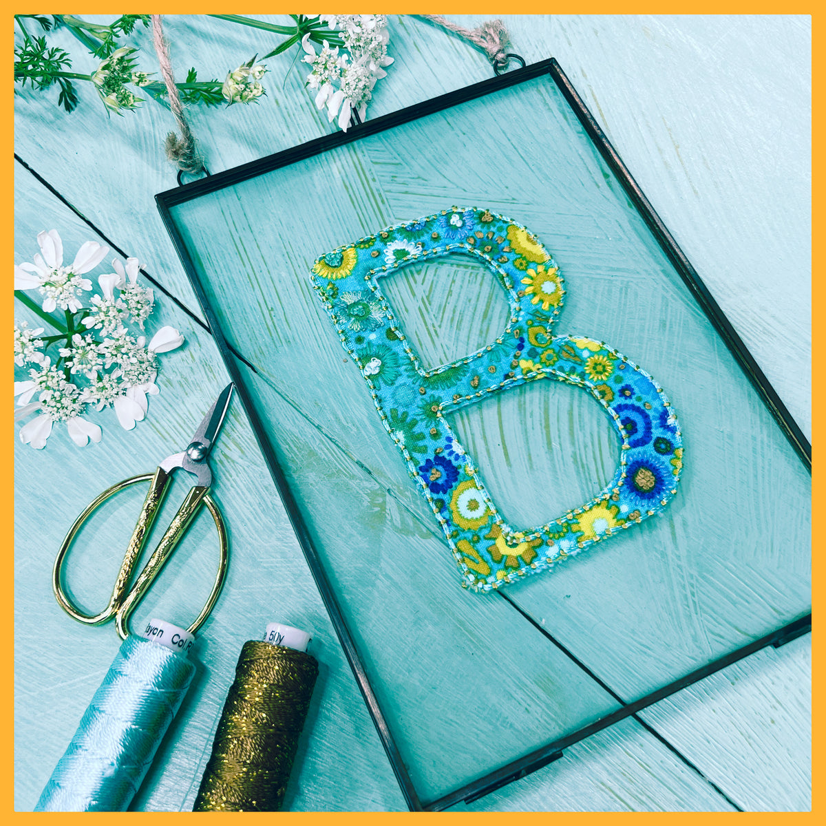 Embroidered Monogram Tutorial – BowerBirdNZ