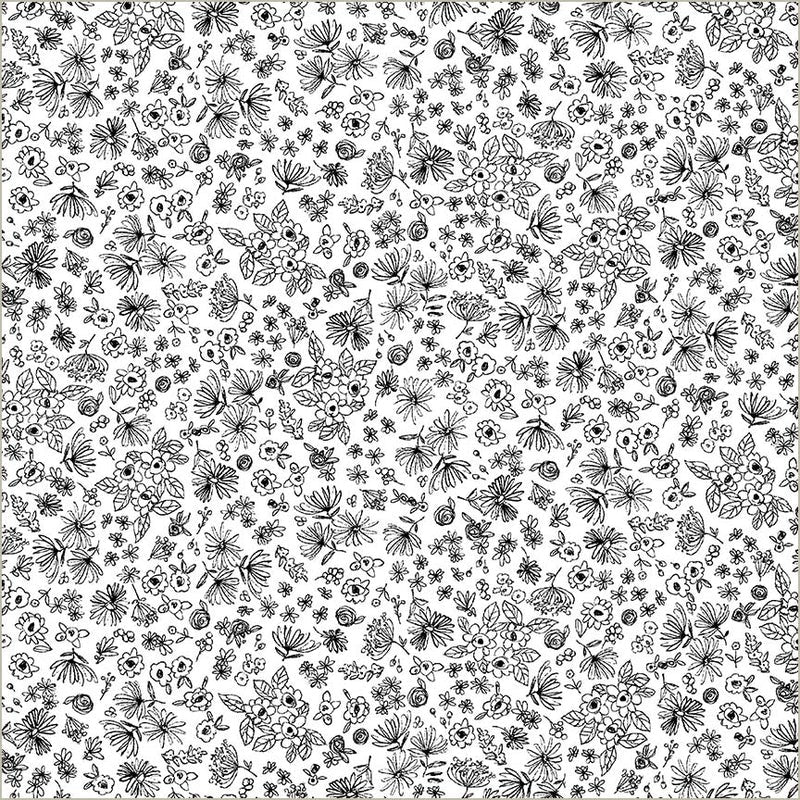 Ditsy Doodles - White – BowerBirdNZ