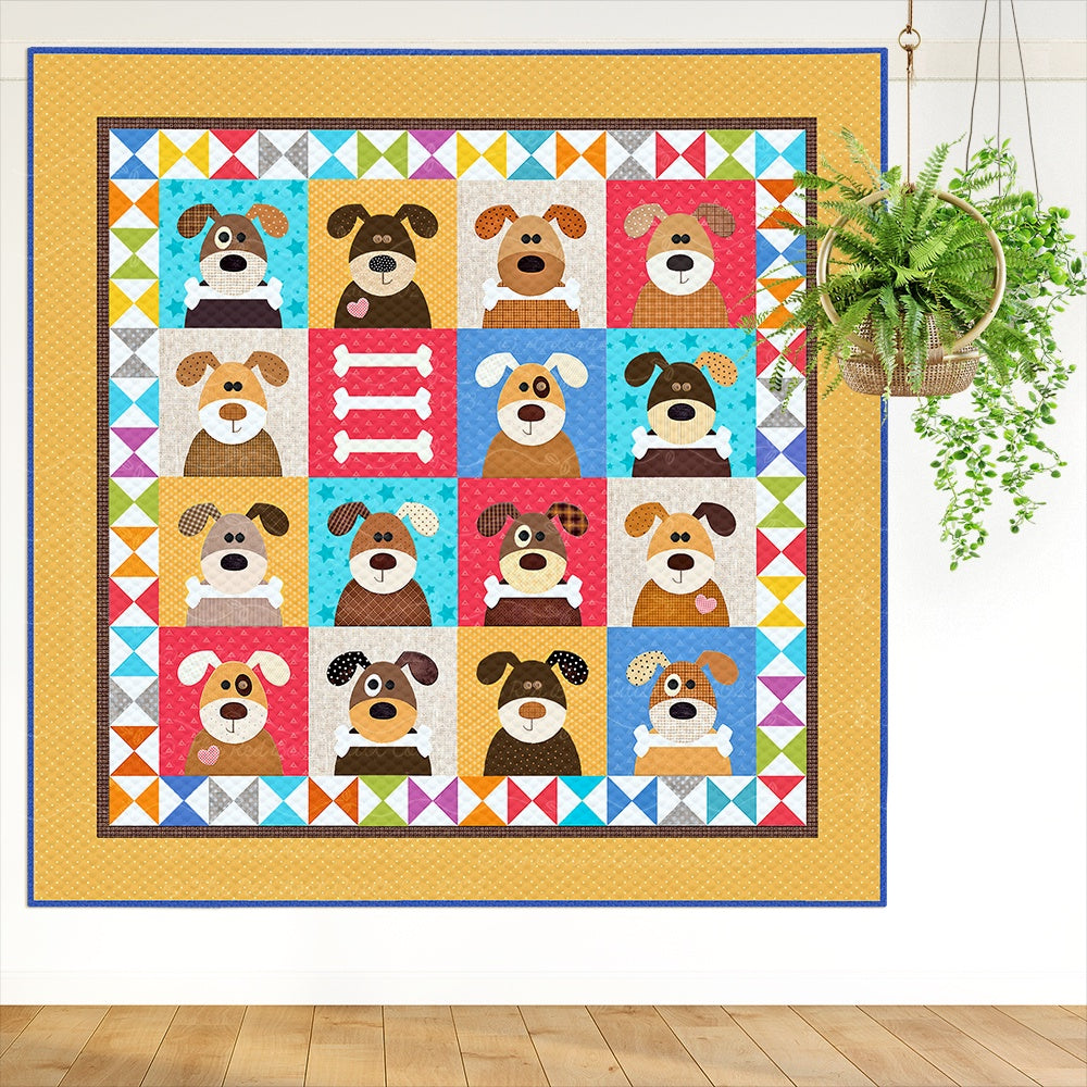Harry & Hound Dogs Quilt Pattern – BowerBirdNZ