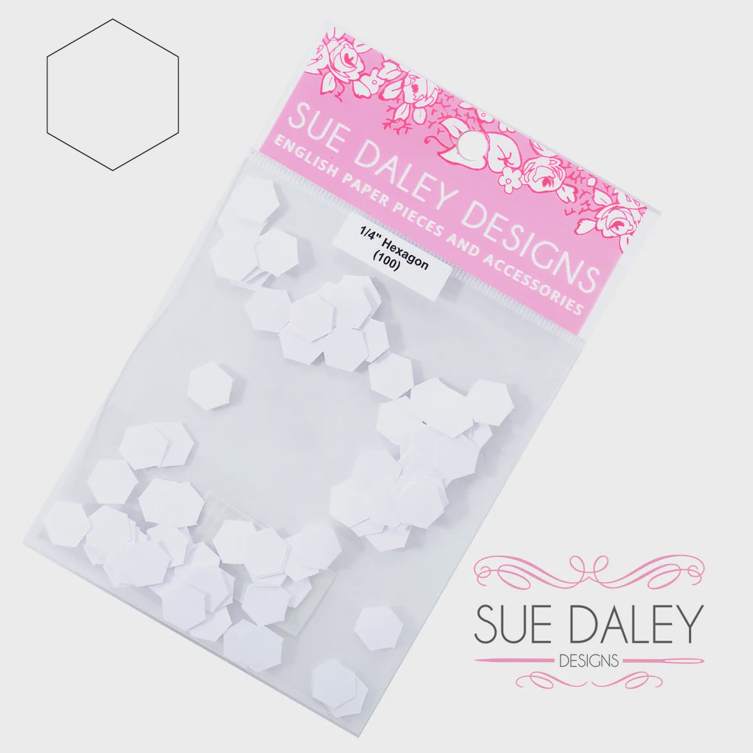 Hexagon Papers 1/4" – BowerBirdNZ