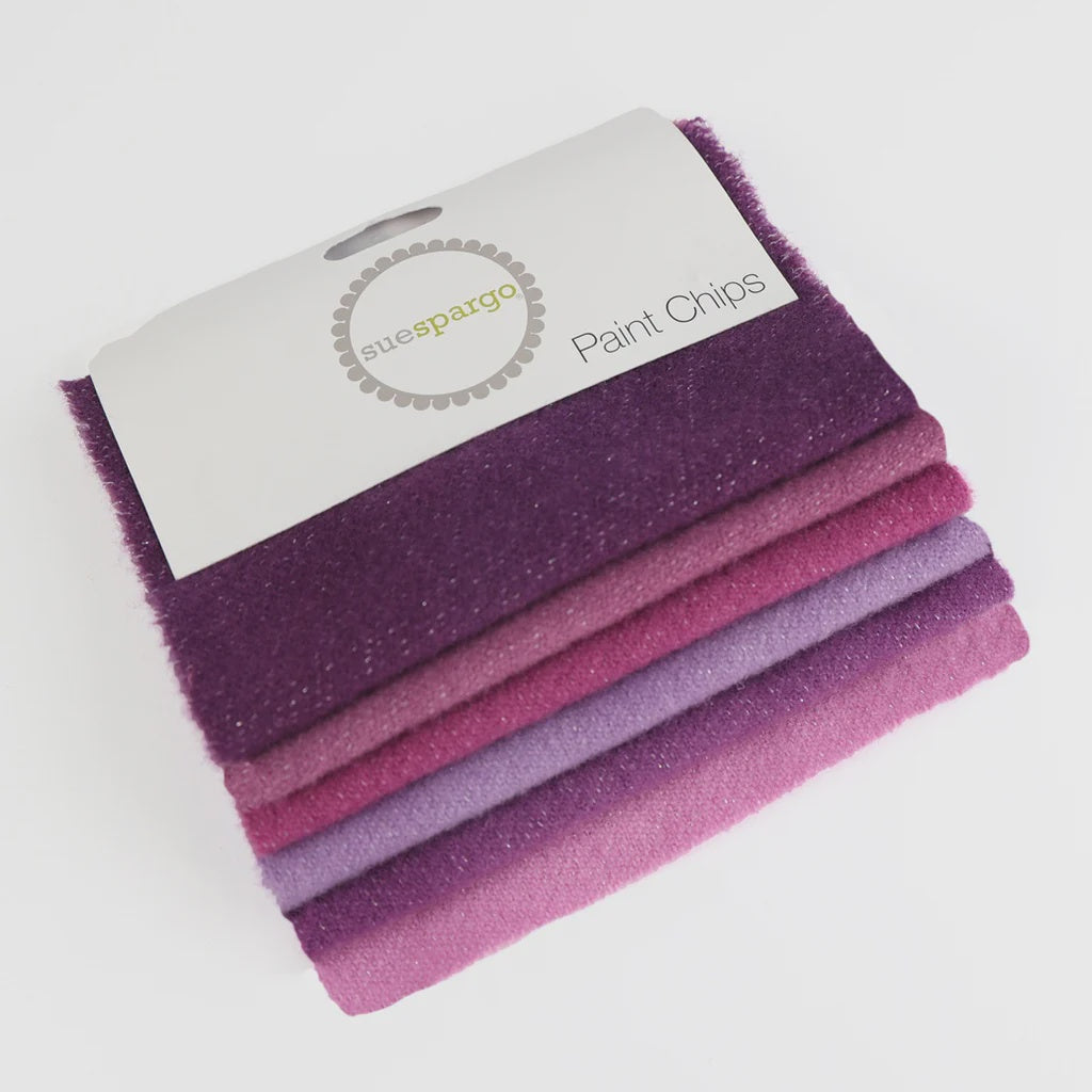 5" x 5" SPARKLE PAINT CHIPS - Violet – BowerBirdNZ