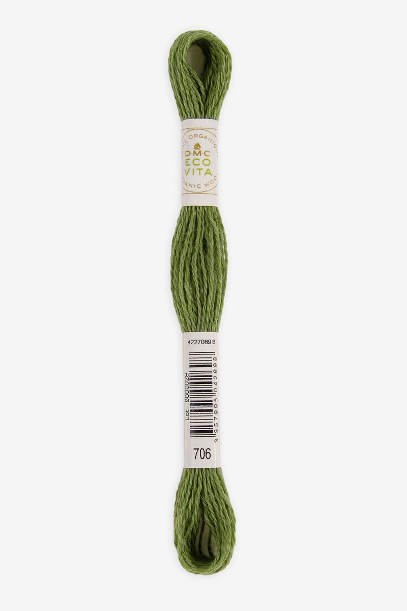 DMC Eco Vita Organic Wool Thread 16m Fern Indigo 706 – BowerBirdNZ