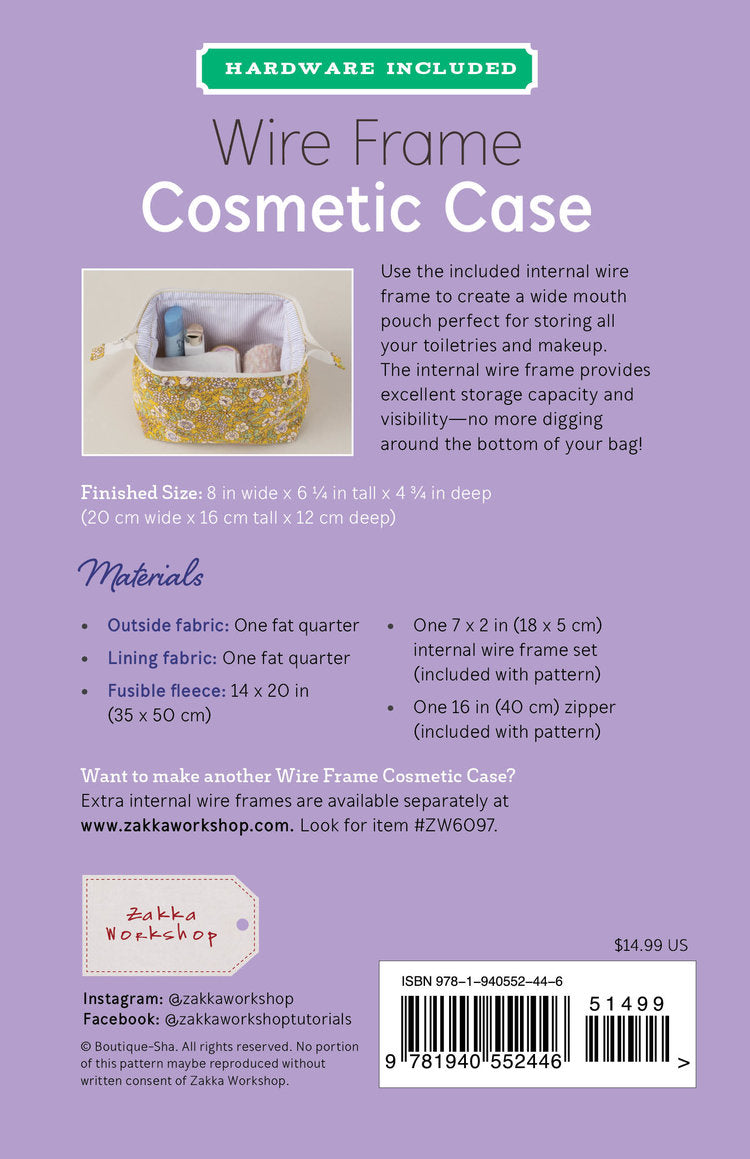 Wire Frame Cosmetic Case Kit – BowerBirdNZ